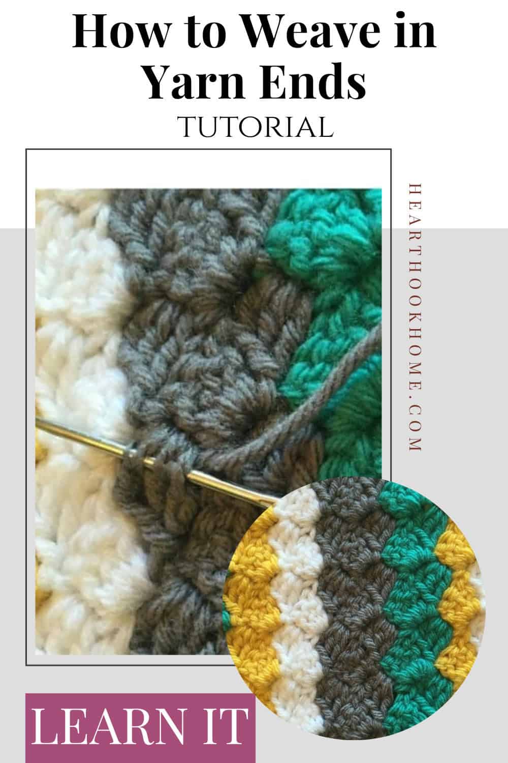 How to Weave in Ends of Yarn {So They Don't Come Undone}