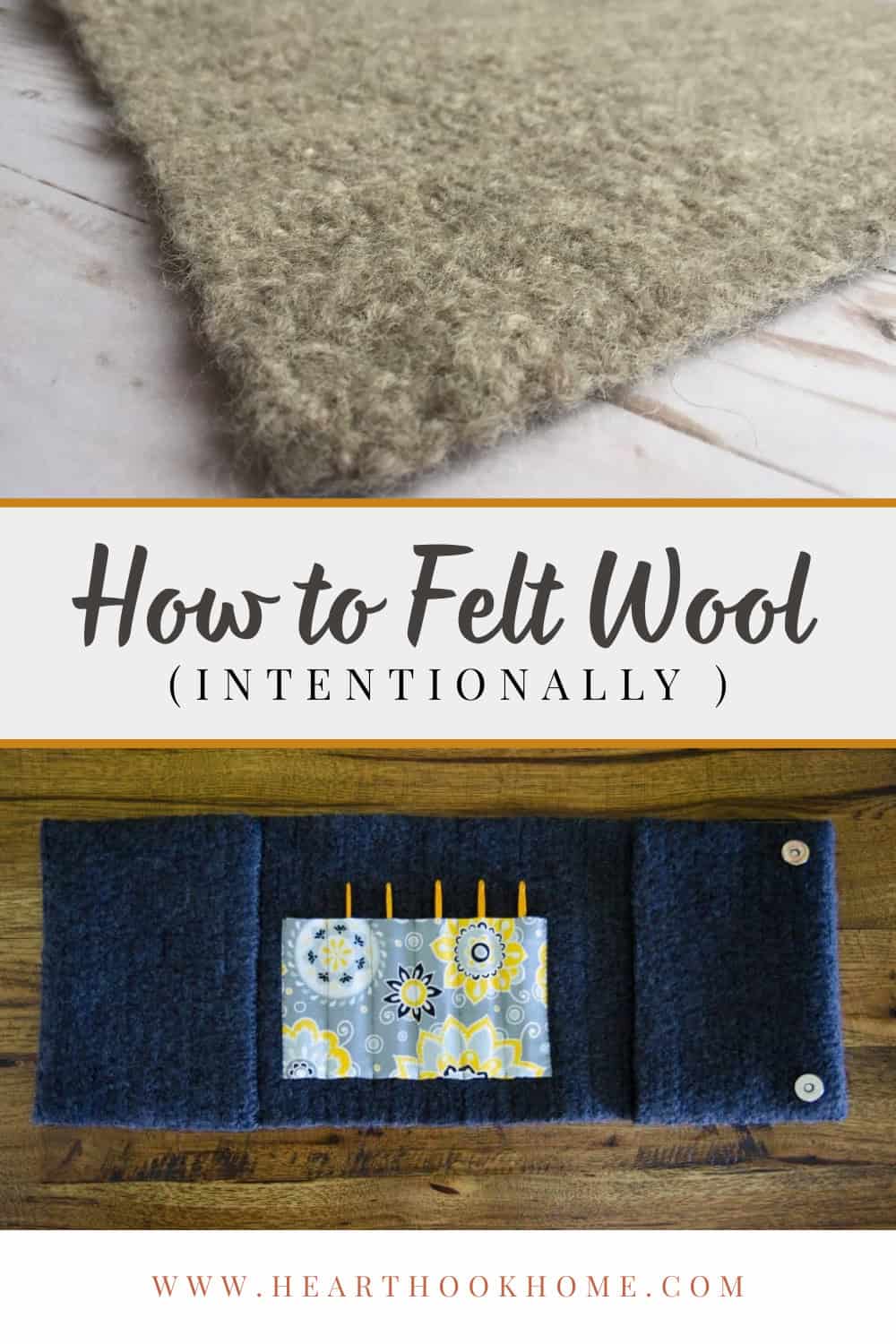 How to Intentionally Felt Wool