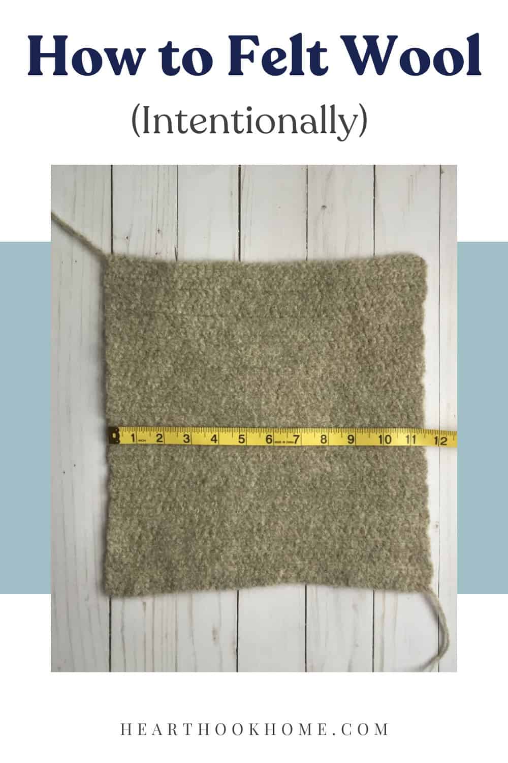 How to Intentionally Felt Wool