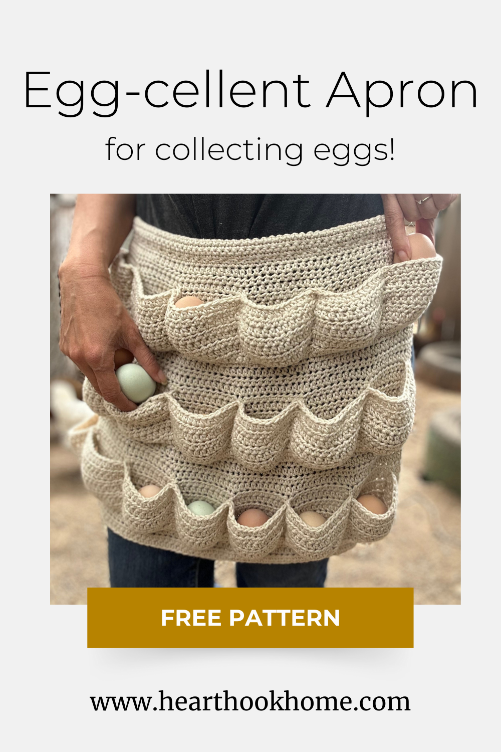 An Egg-cellent Apron: Free Crochet Pattern by Heart Hook Home