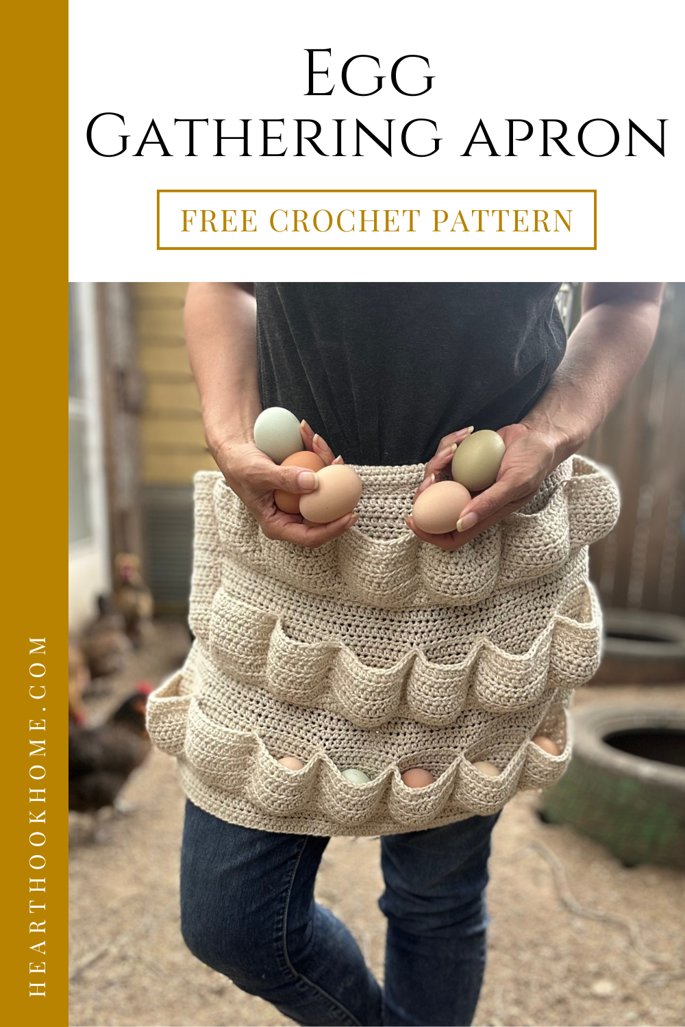 An Egg-cellent Apron: Free Crochet Pattern by Heart Hook Home