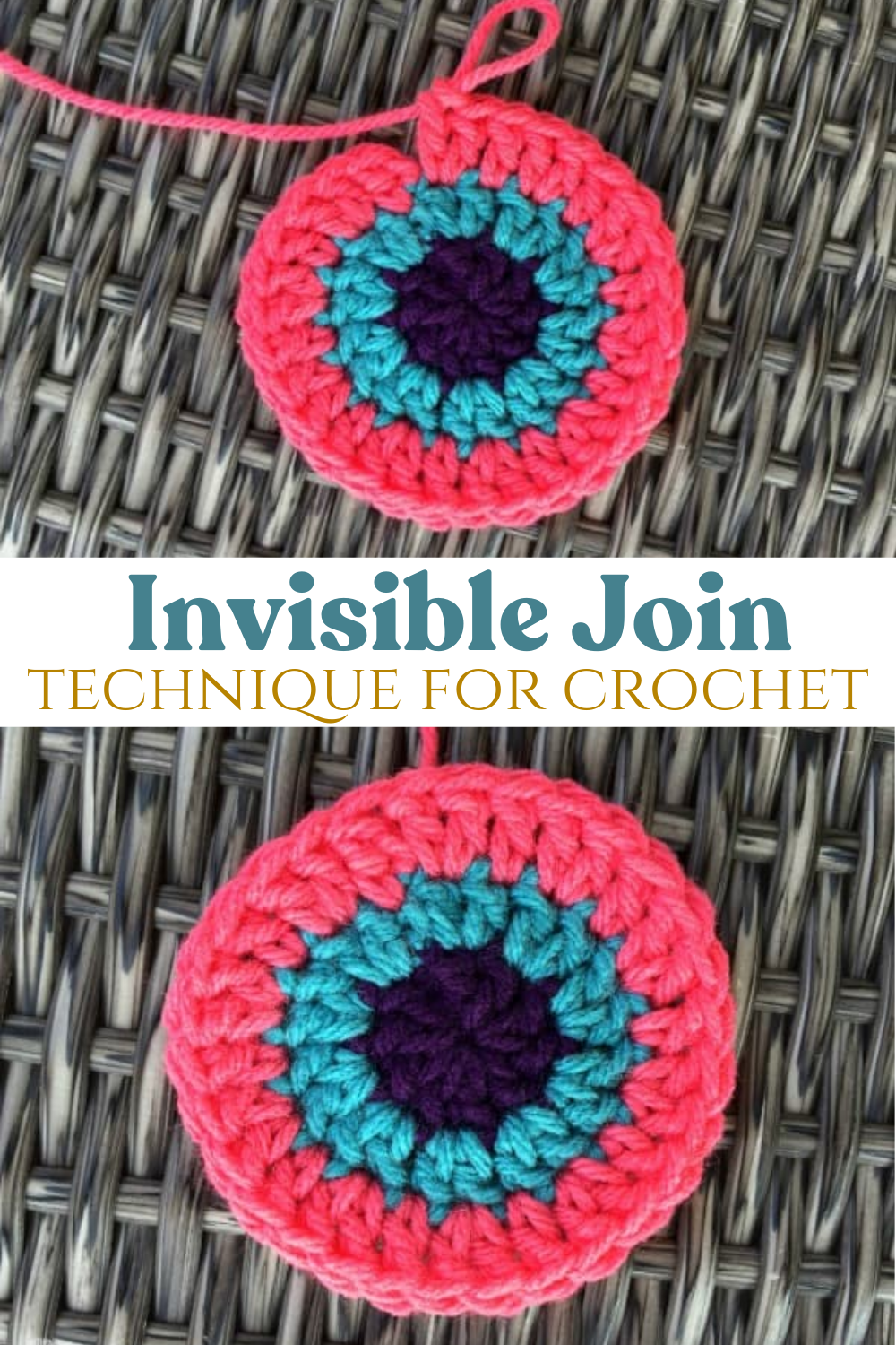 How to Make an Invisible Join in Crochet and Knitting