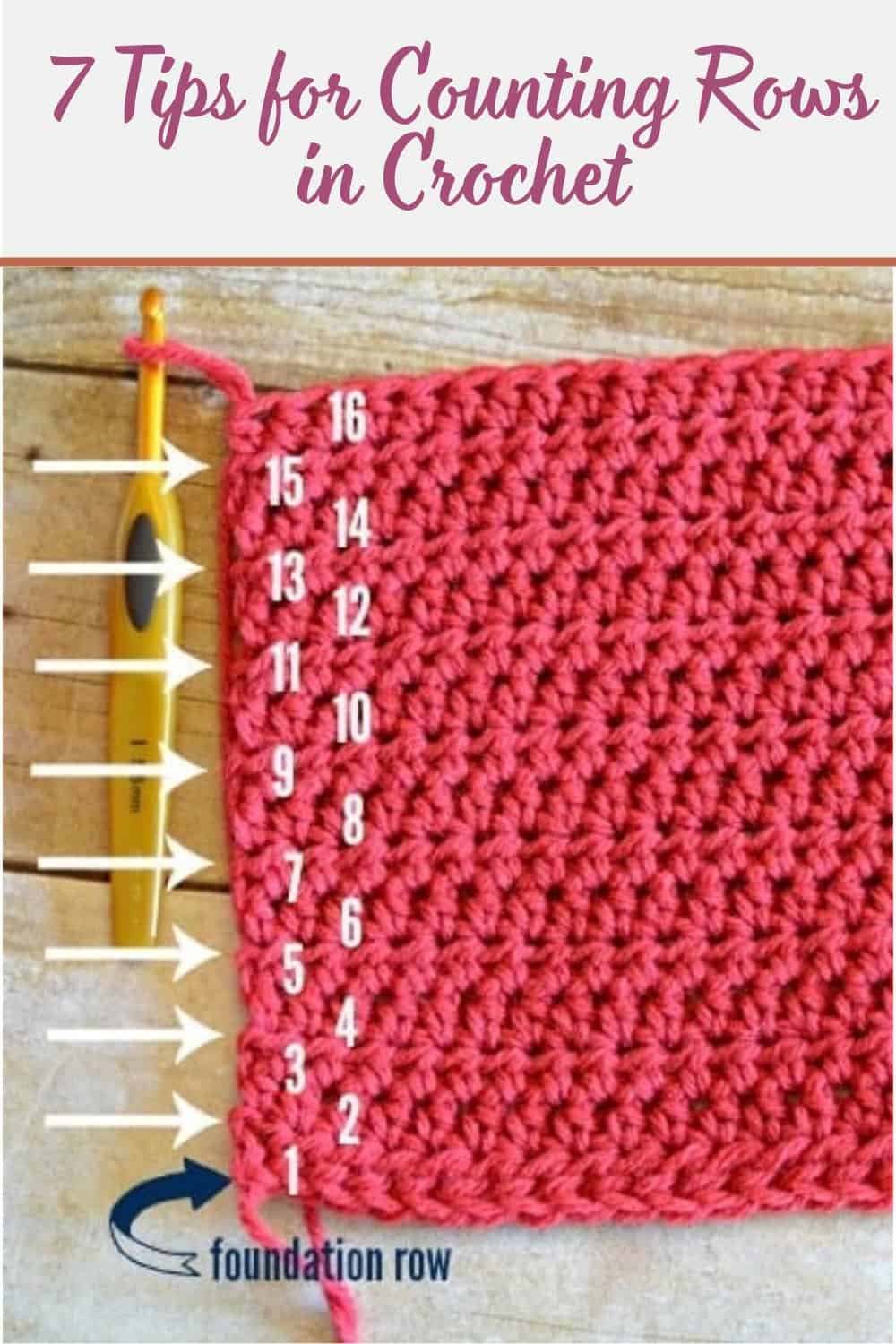 7 Tips for Counting Rows in Crochet