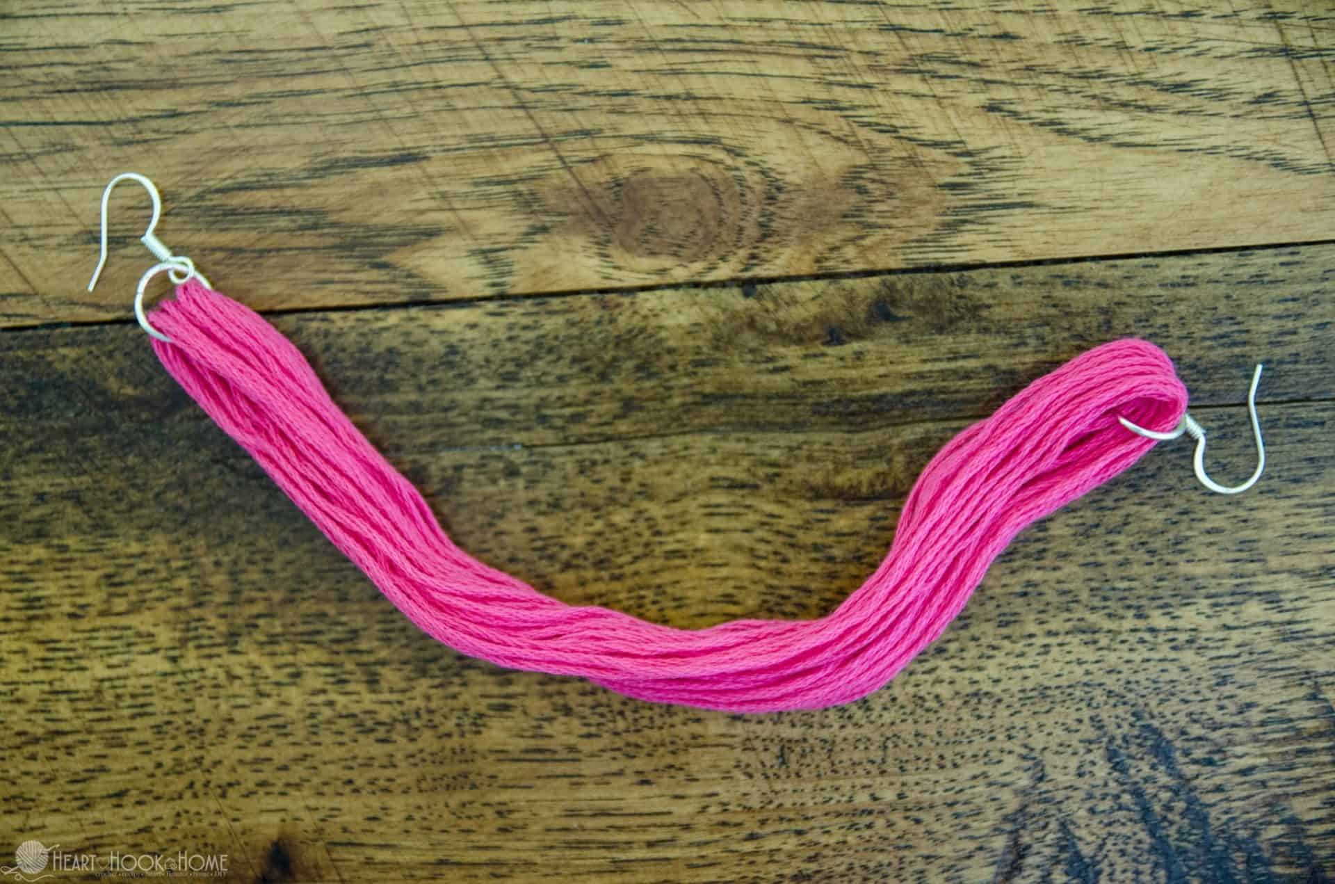 Quick & Easy DIY Embroidery Floss Earrings Tutorial