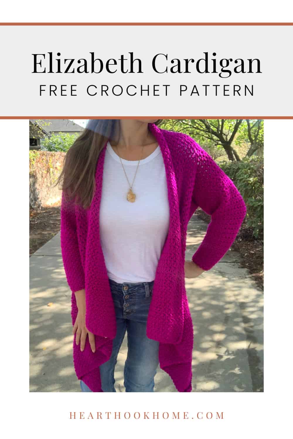 The Elizabeth Cardigan - Crochet Along (CAL) Free Pattern