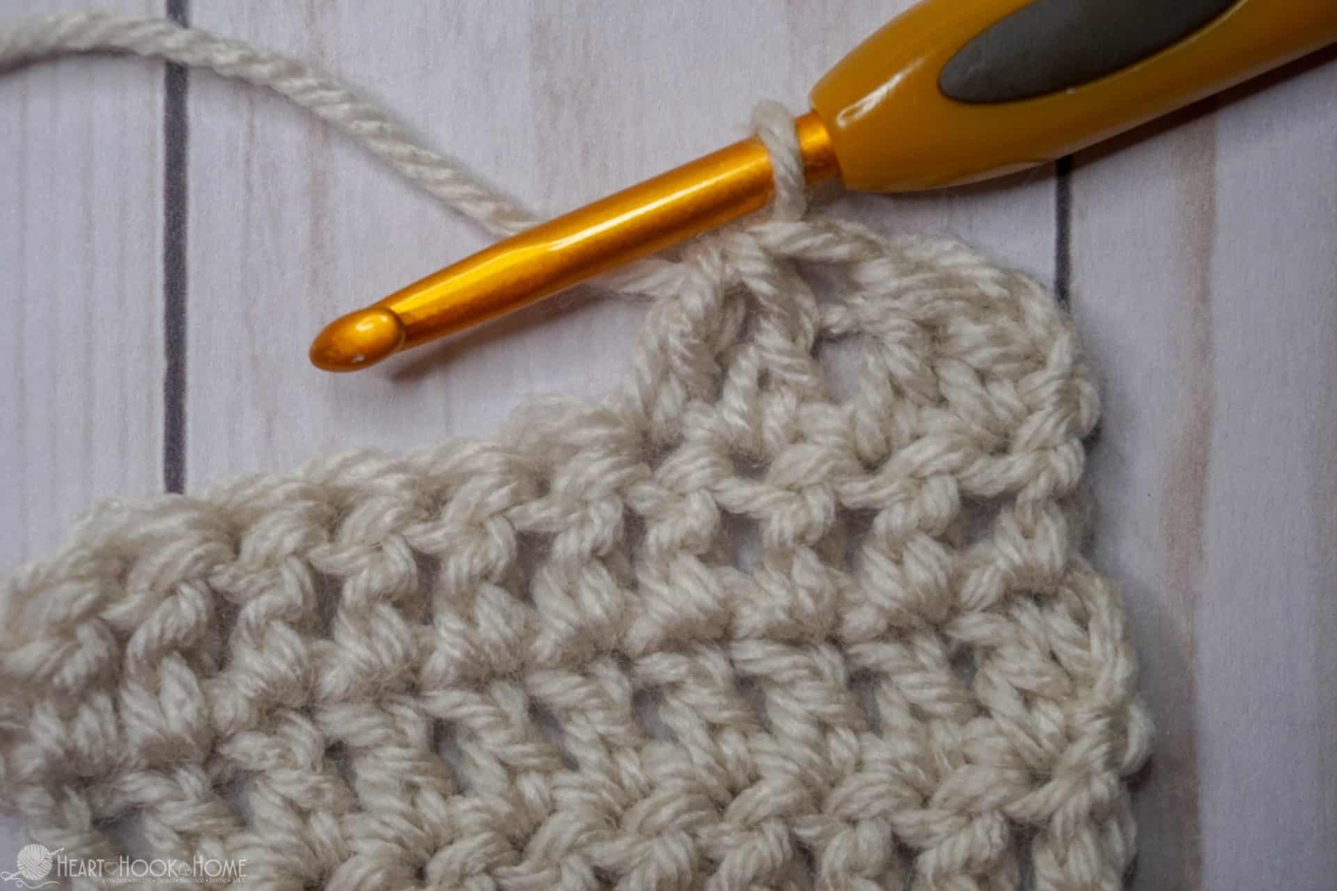 DC2TOG: How to Double Crochet Two Together