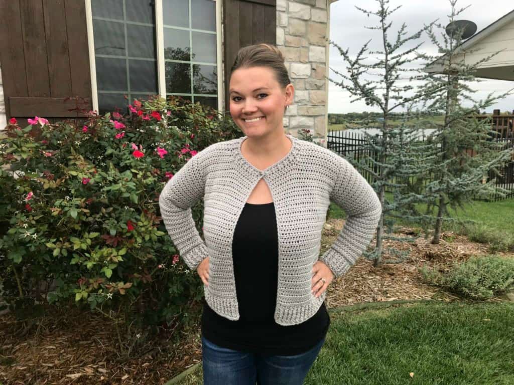 Bombshell Bomber Cardi Crochet Pattern