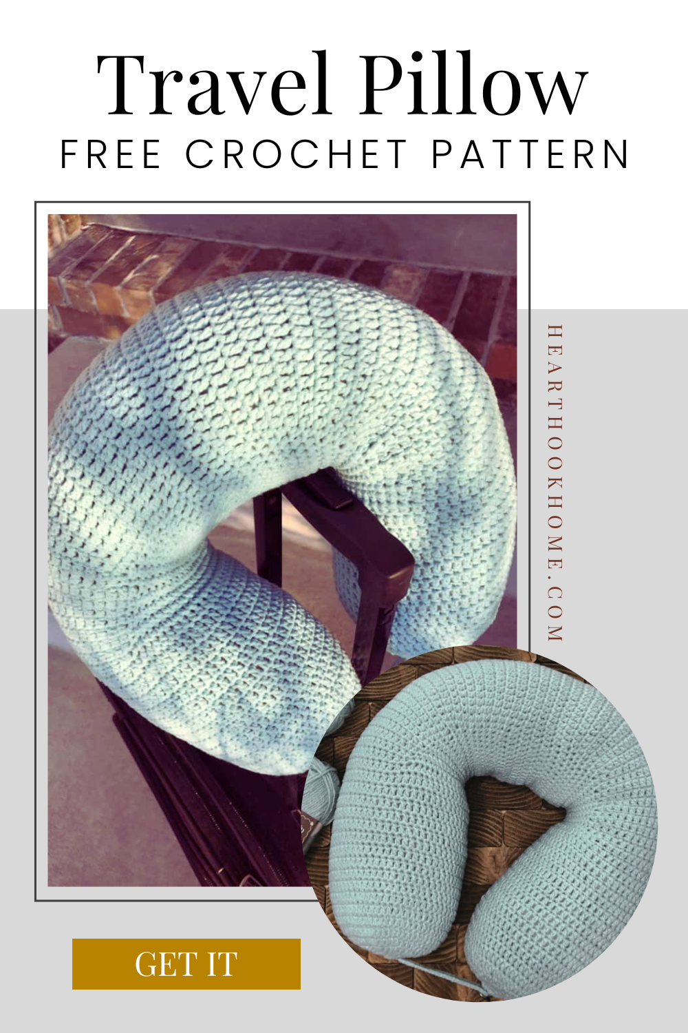 Travel Pillow: Free Crochet Pattern