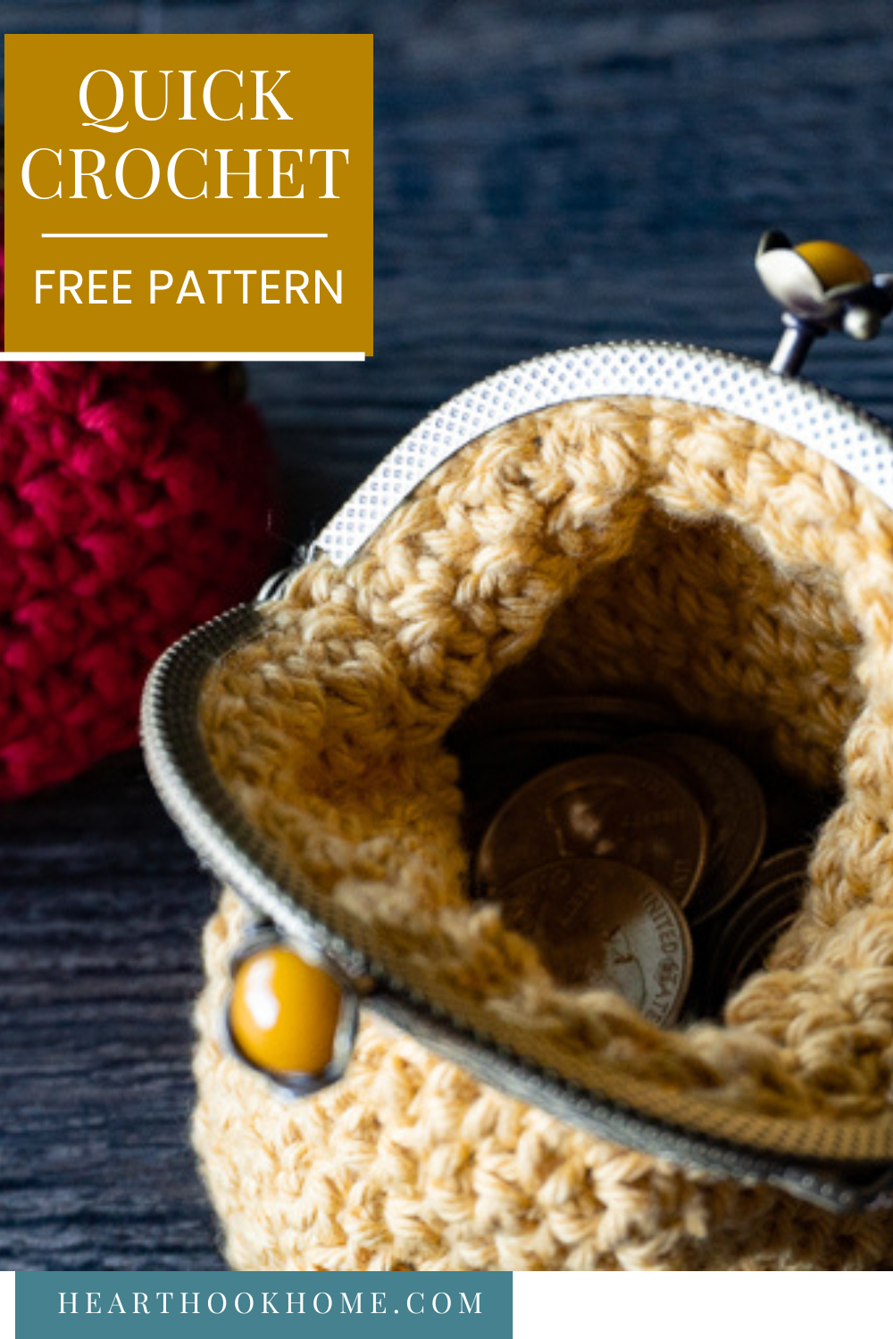 Classic Coin Purse Free Crochet Pattern + Tutorial