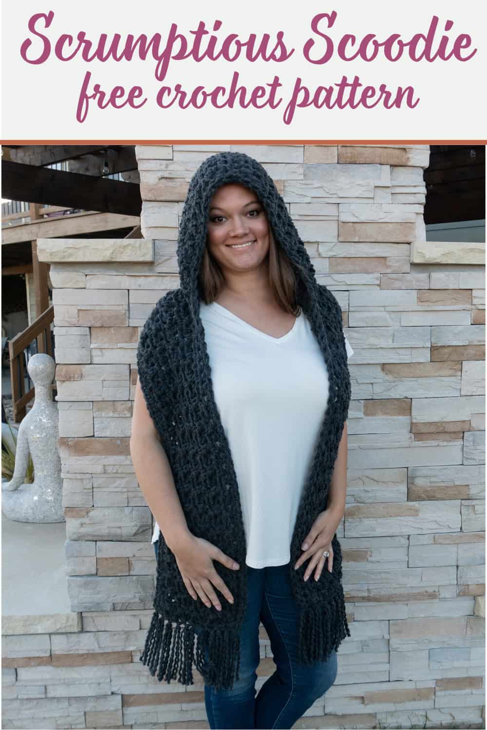 Scrumptious Scoodie: Hooded Scarf Free Crochet Pattern