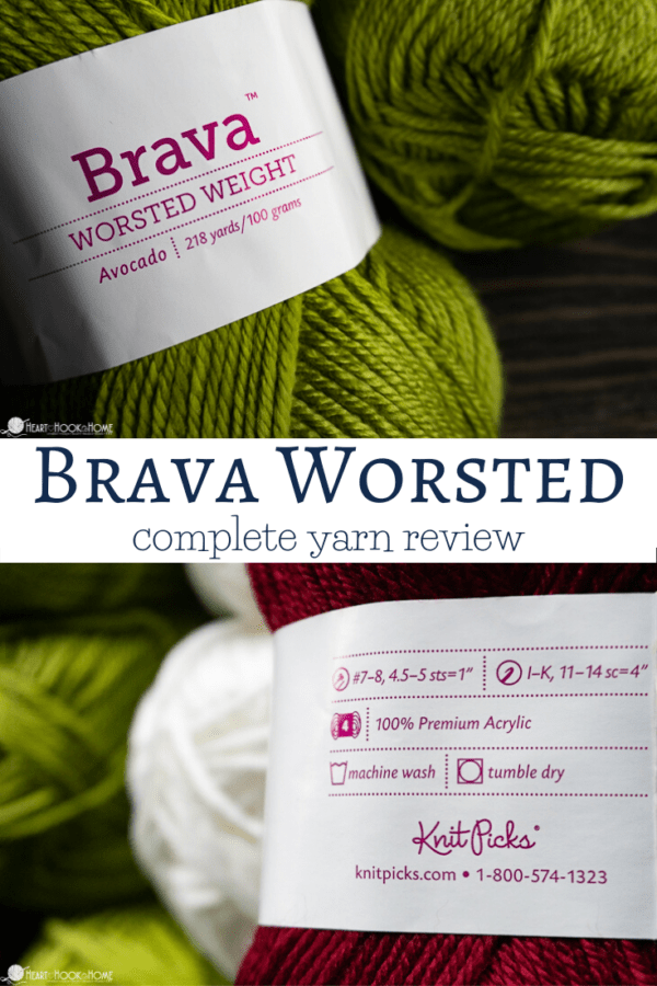 Brava Worsted Weight Yarn Review