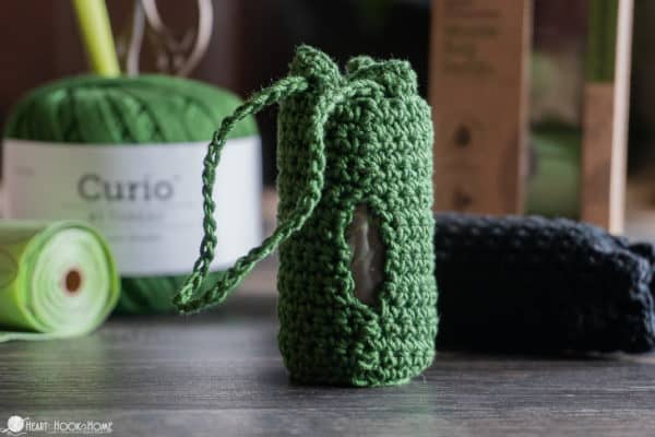 Dog Poop Bag Holder Free Crochet Pattern