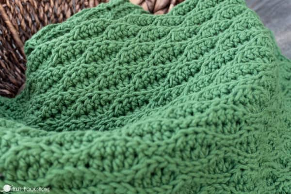 Almond Ridges Cloth: Free Cloth Crochet Pattern in Three Sizes - Heart ...