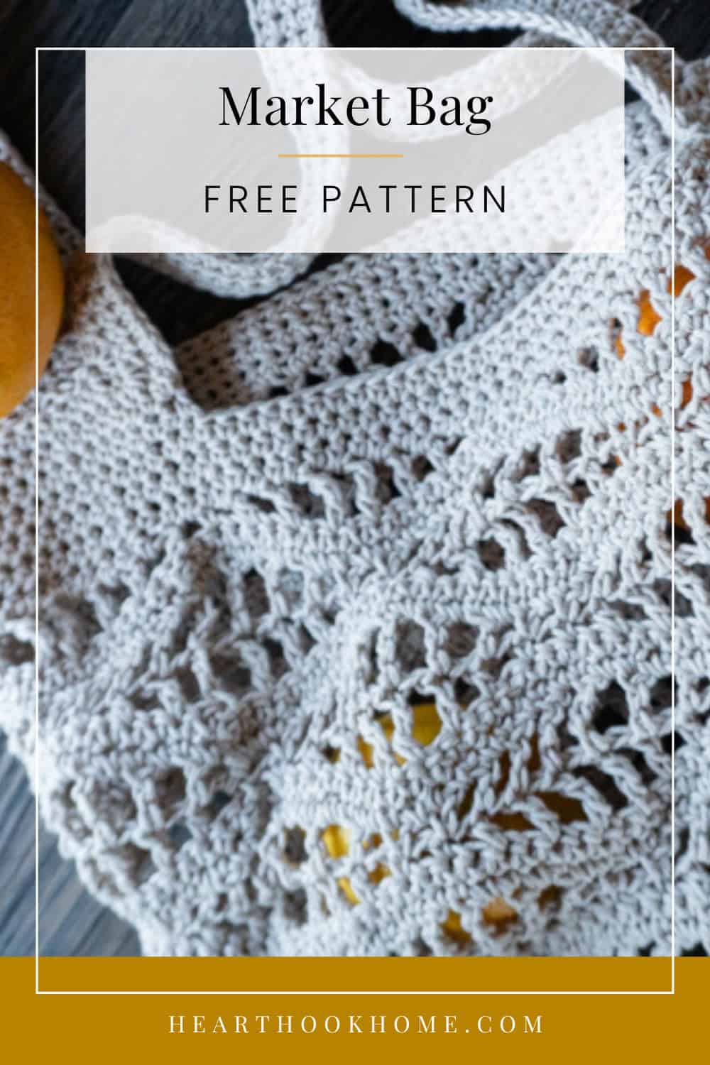 Wave Market Bag Free Crochet Pattern - Heart Hook Home