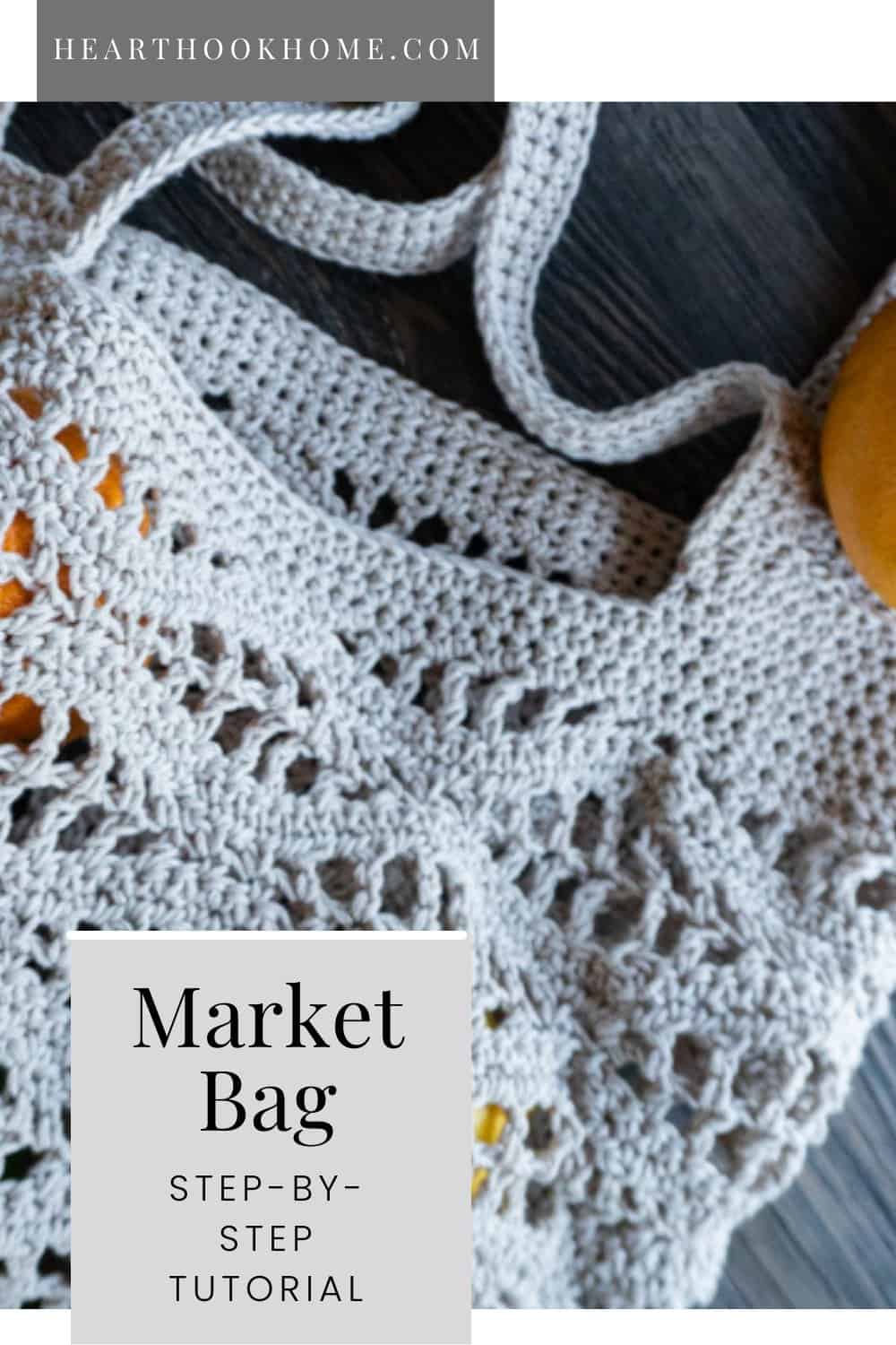 Wave Market Bag Free Crochet Pattern - Heart Hook Home