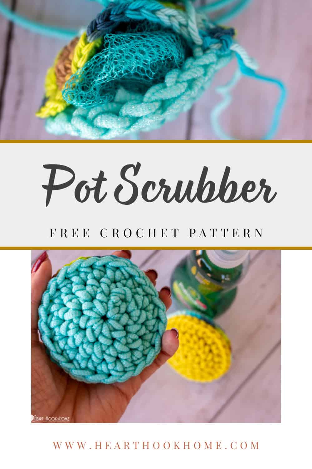 Free Pot Scrubber Crochet Pattern - Heart Hook Home