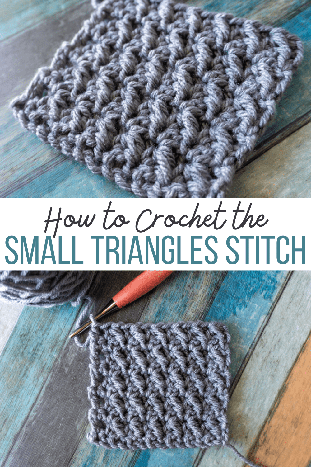 How to Crochet the Small Triangles Stitch - Heart Hook Home