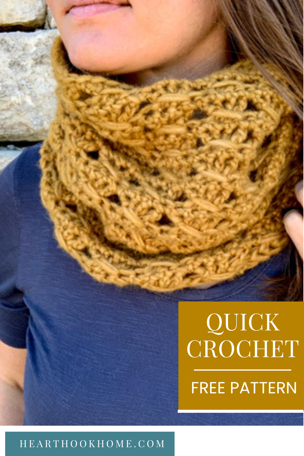 Cable Crochet Cowl: Free Pattern - Heart Hook Home