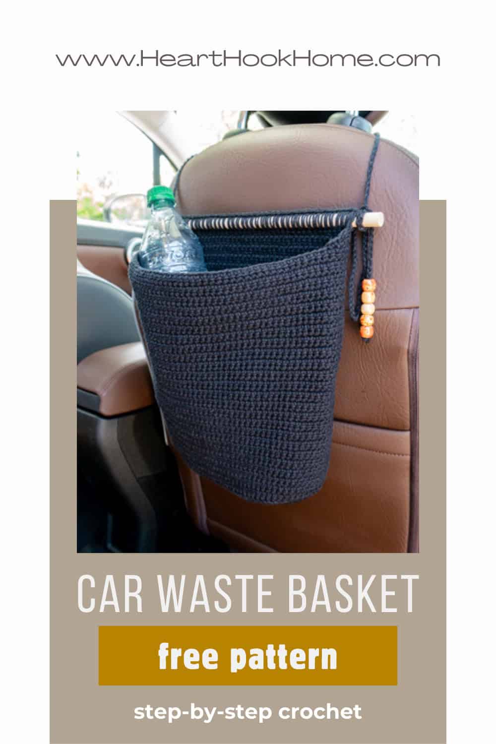 Car Waste Basket: Free Crochet Pattern - Heart Hook Home