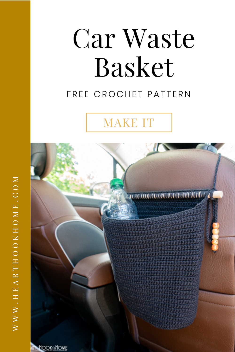 Car Waste Basket: Free Crochet Pattern - Heart Hook Home