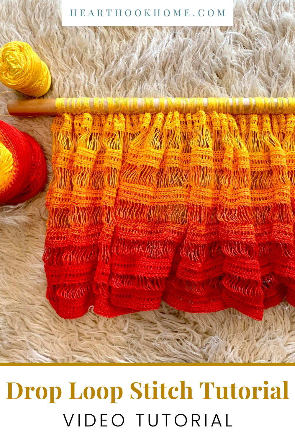 How to Crochet the Drop Loop Stitch - Heart Hook Home