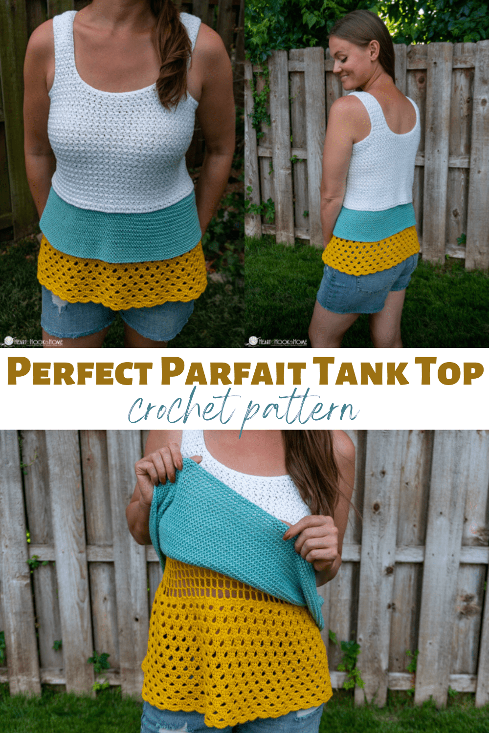 Perfect Parfait Three Tier Tank Top Crochet Pattern - Heart Hook Home