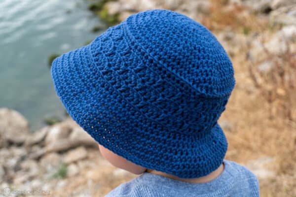 Easy Child Size Bucket Hat Free Crochet Pattern - Heart Hook Home