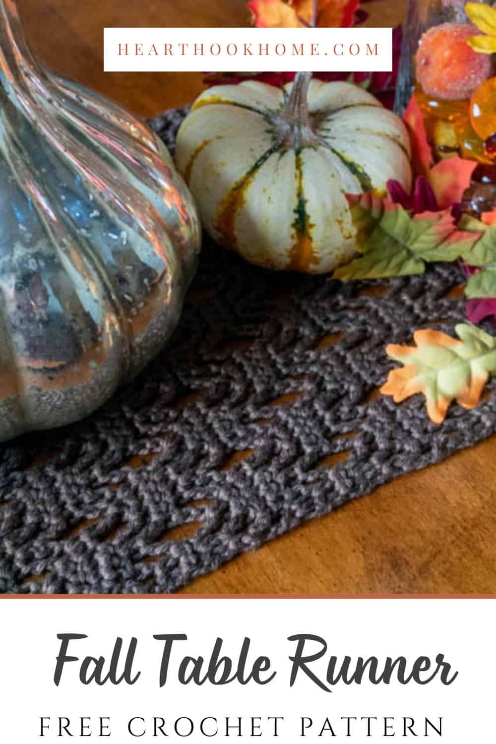 Fall Table Runner Free Crochet Pattern - Heart Hook Home