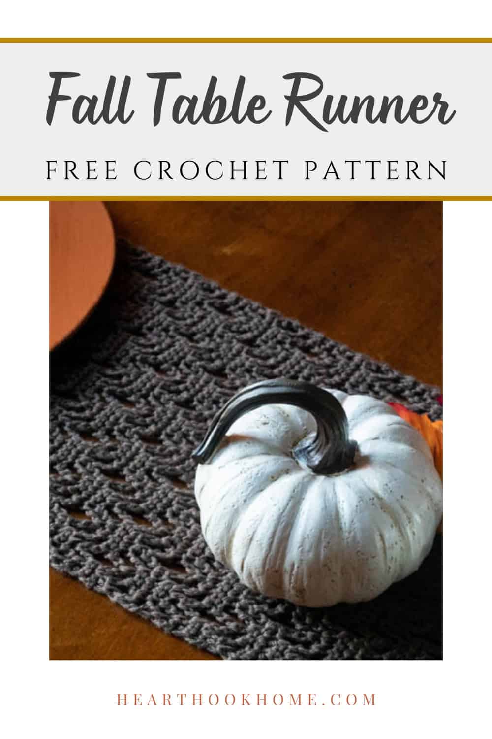Fall Table Runner Free Crochet Pattern - Heart Hook Home