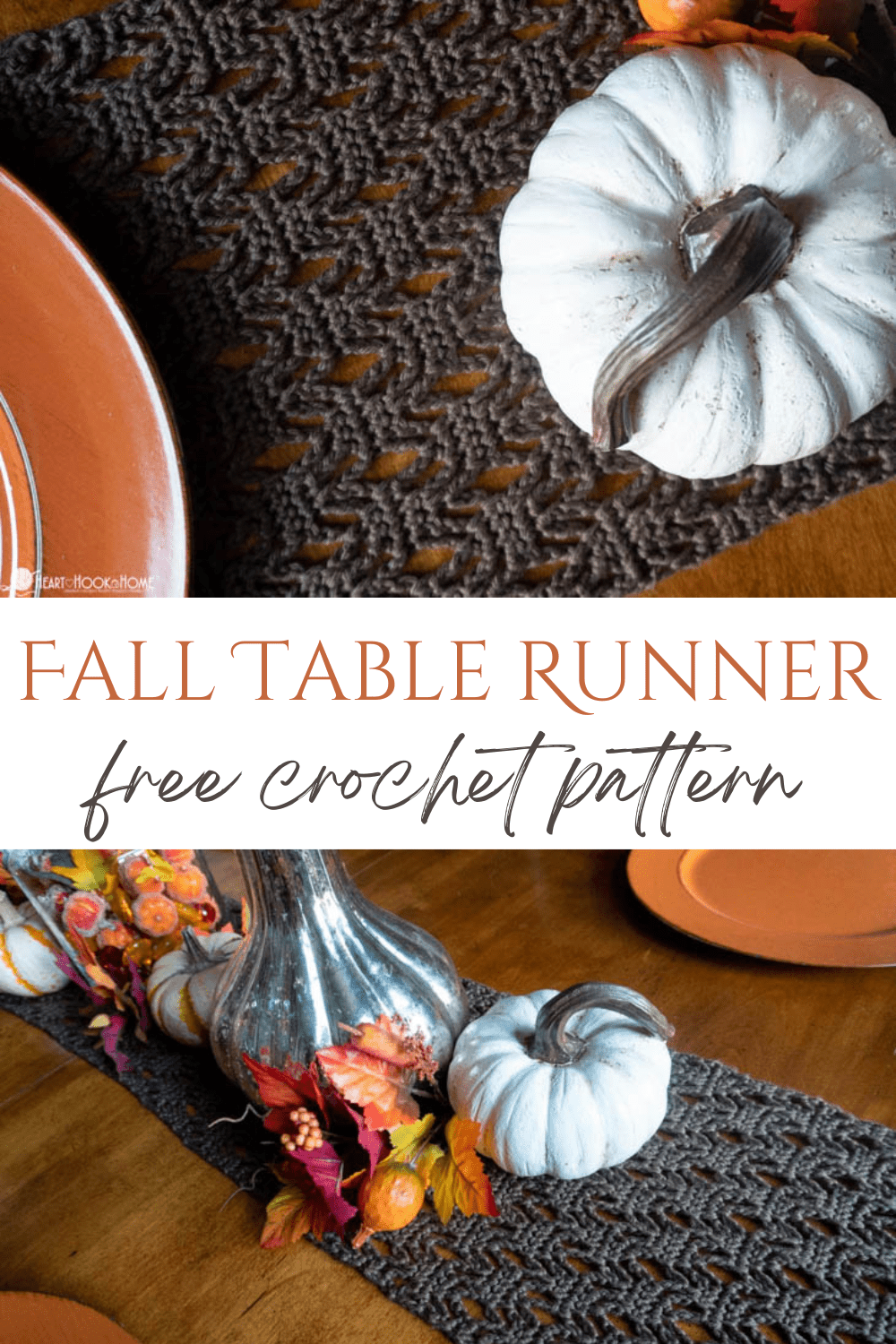 Fall Table Runner Free Crochet Pattern - Heart Hook Home