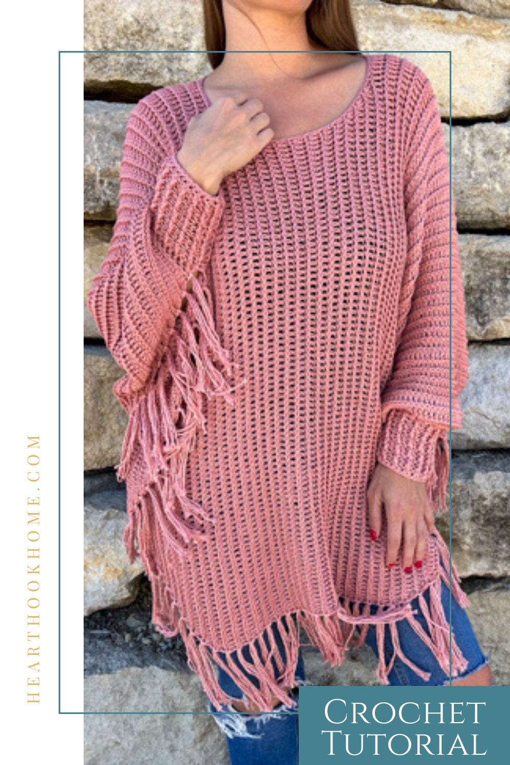Lori Hooded Poncho Crochet Pattern - Heart Hook Home