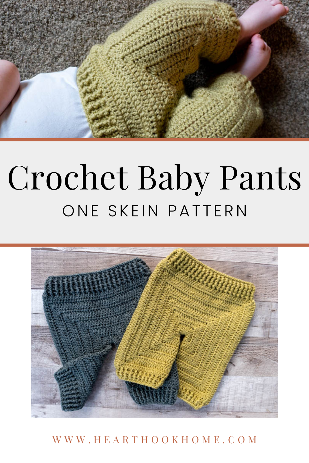 One-Skein Baby Pants: Free Crochet Pattern - Heart Hook Home