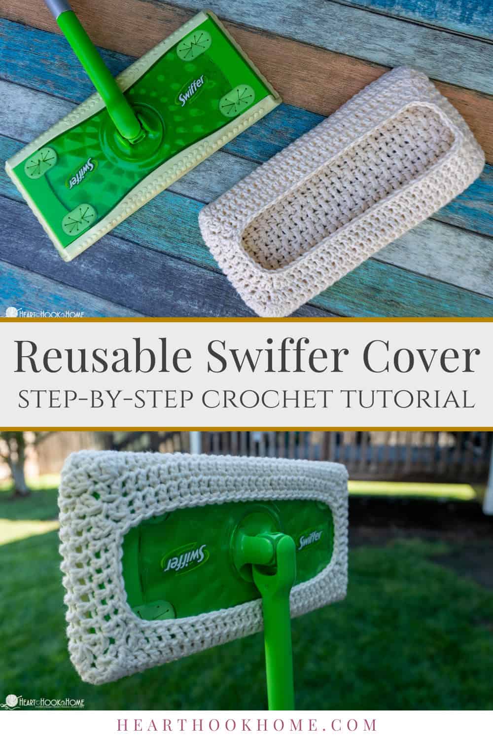 Swiffer Cover Free Crochet Pattern - Heart Hook Home