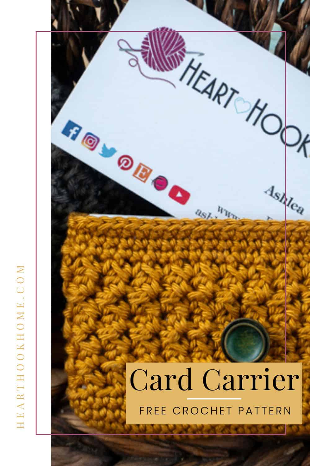 Card Carrier: Free Crochet Pattern - Heart Hook Home