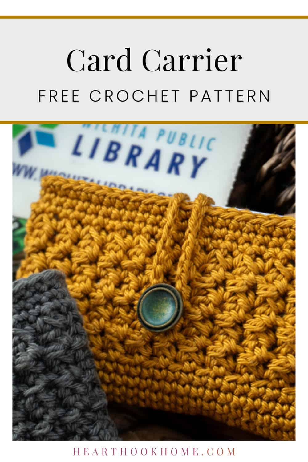 Card Carrier: Free Crochet Pattern - Heart Hook Home