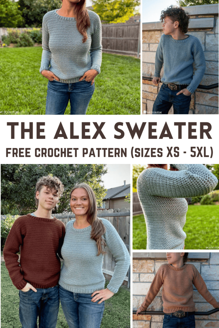 Alex Sweater: Free Crochet Pattern - Heart Hook Home