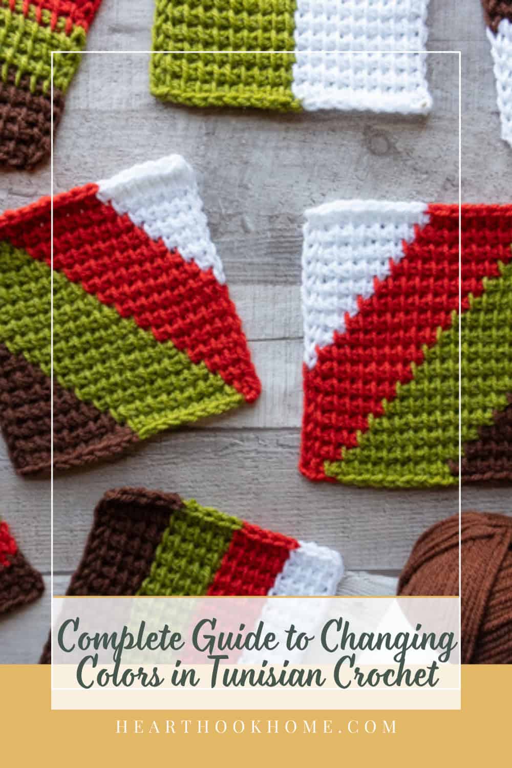 Complete Guide to Changing Colors in Tunisian Crochet (Advanced ...
