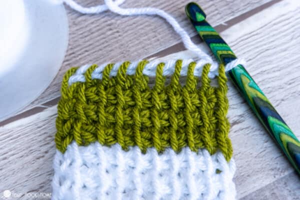 Complete Guide to Changing Colors in Tunisian Crochet (Advanced ...