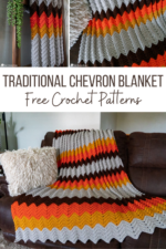 Free Traditional Chevron Crochet Pattern - Heart Hook Home