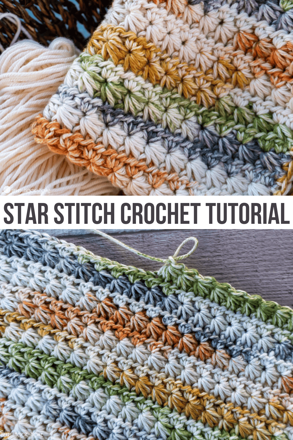 How to Crochet the Star Stitch (Step-by-Step) - Heart Hook Home