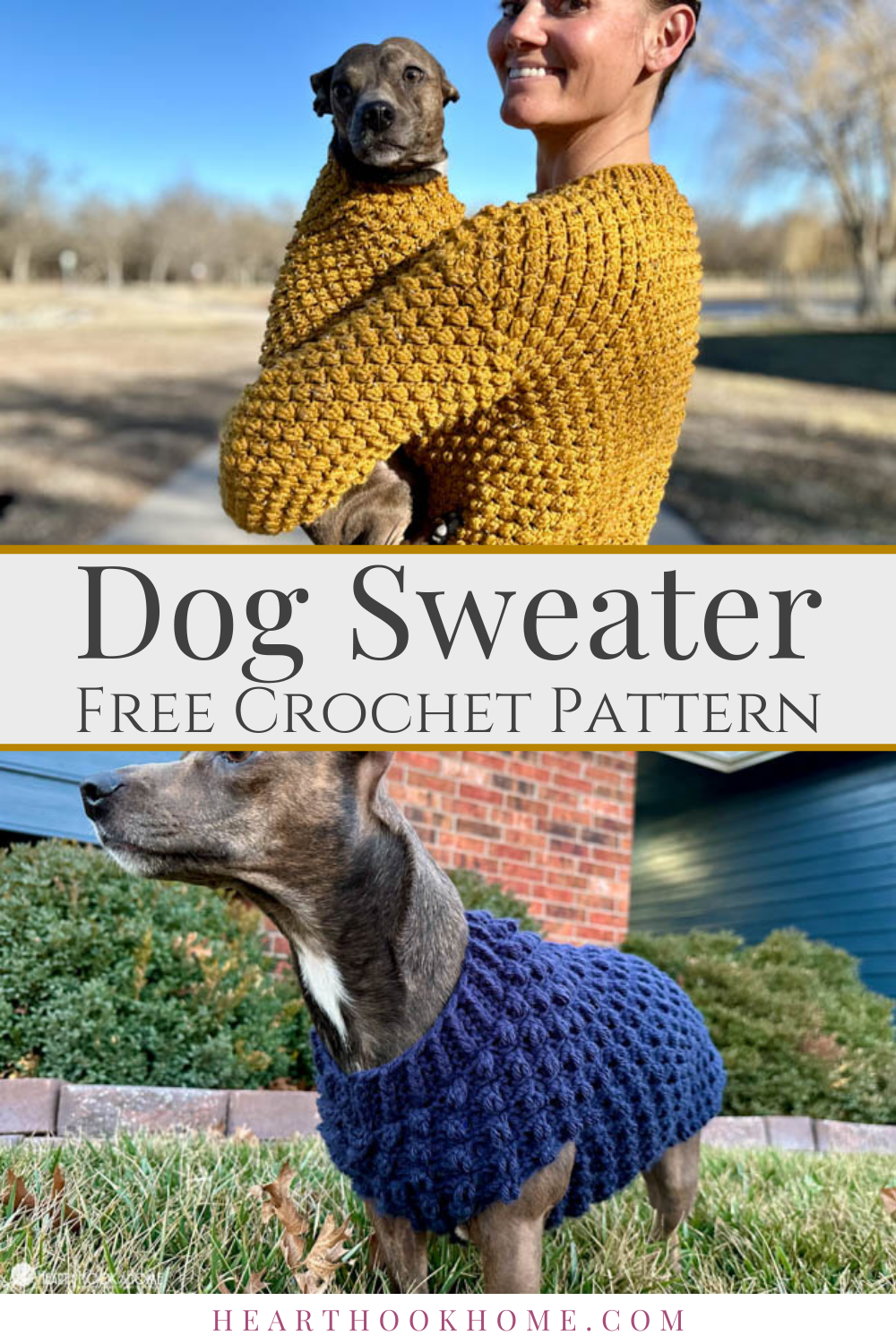 Wild Berry Dog Sweater Free Crochet Pattern - Heart Hook Home