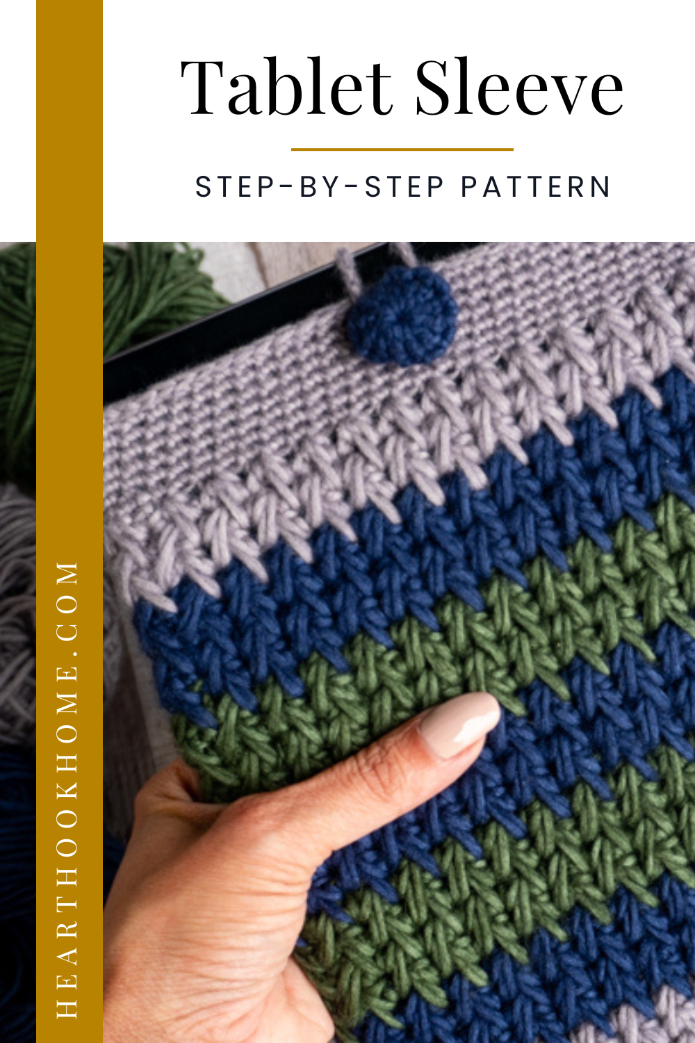 Free iPad or Tablet Sleeve Crochet Pattern - Heart Hook Home