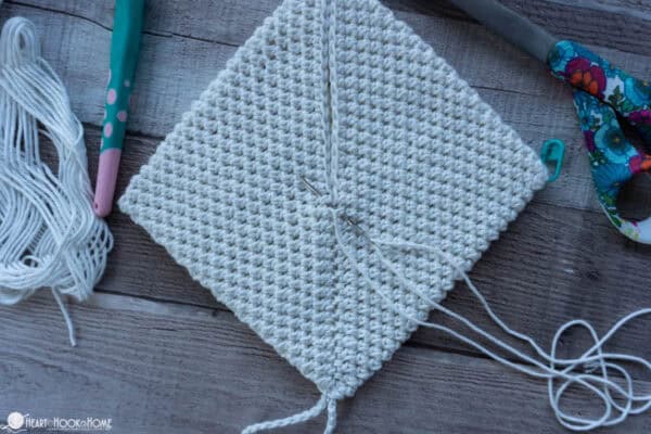How to Crochet a Double Thick Hot Pad - Heart Hook Home