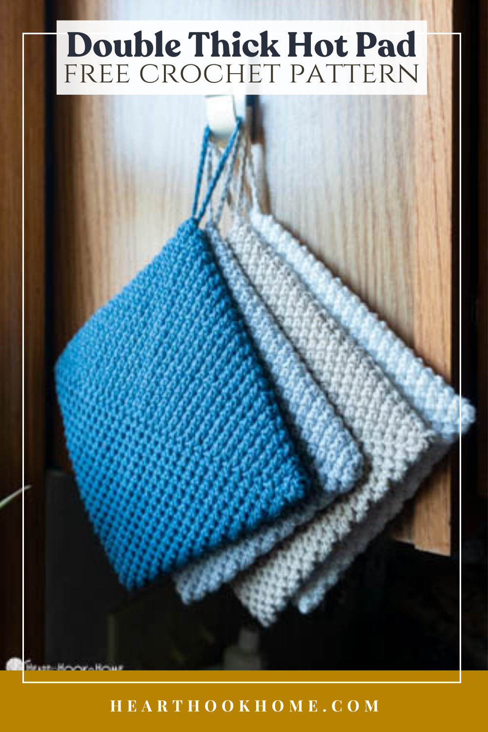 How to Crochet a Double Thick Hot Pad - Heart Hook Home