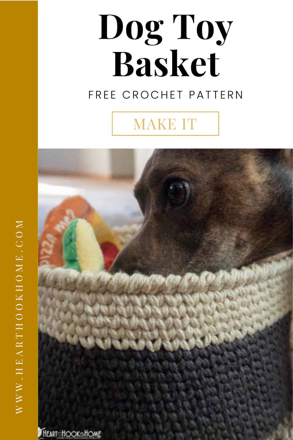 Dog Toy Basket: Free Crochet Pattern - Heart Hook Home