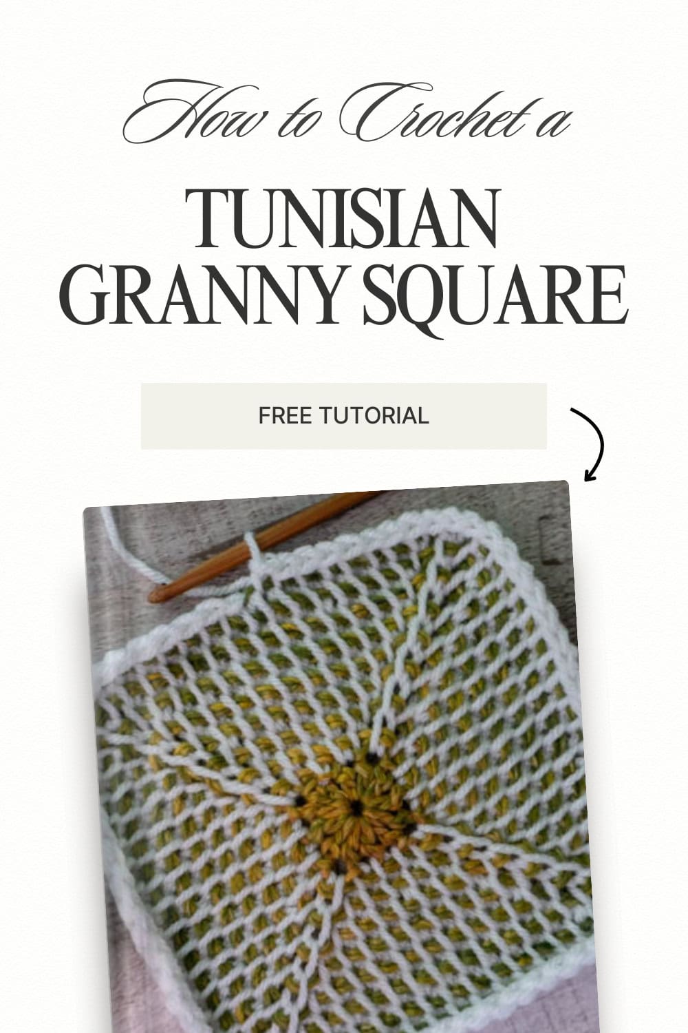 Tunisian Crochet Granny Square Tutorial - Heart Hook Home
