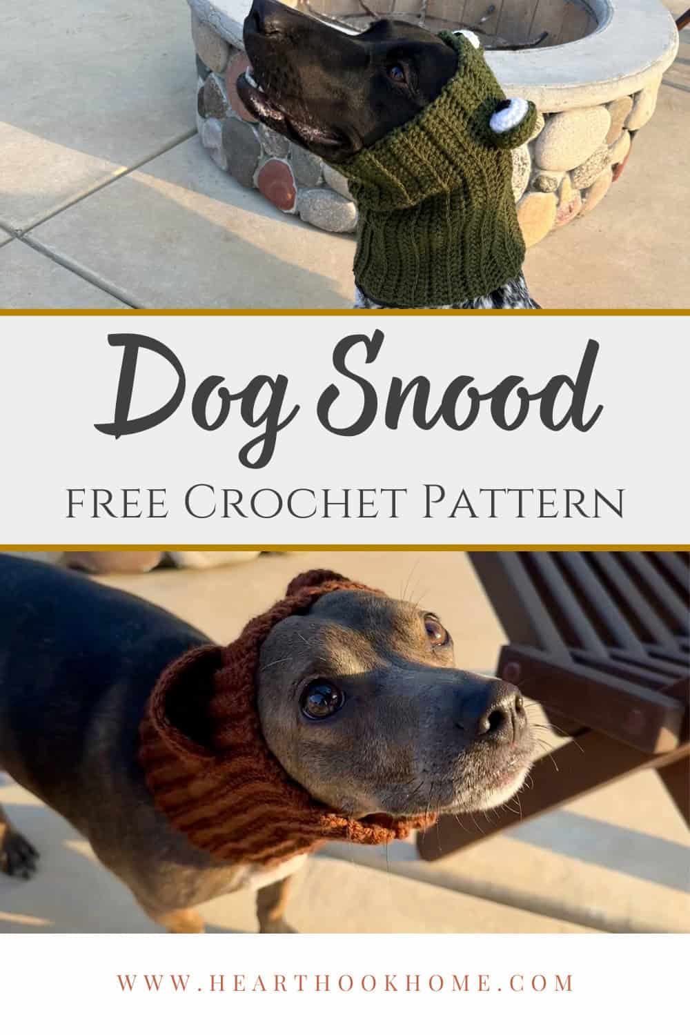 Dog Snood Costumes: Free Crochet Patterns - Heart Hook Home