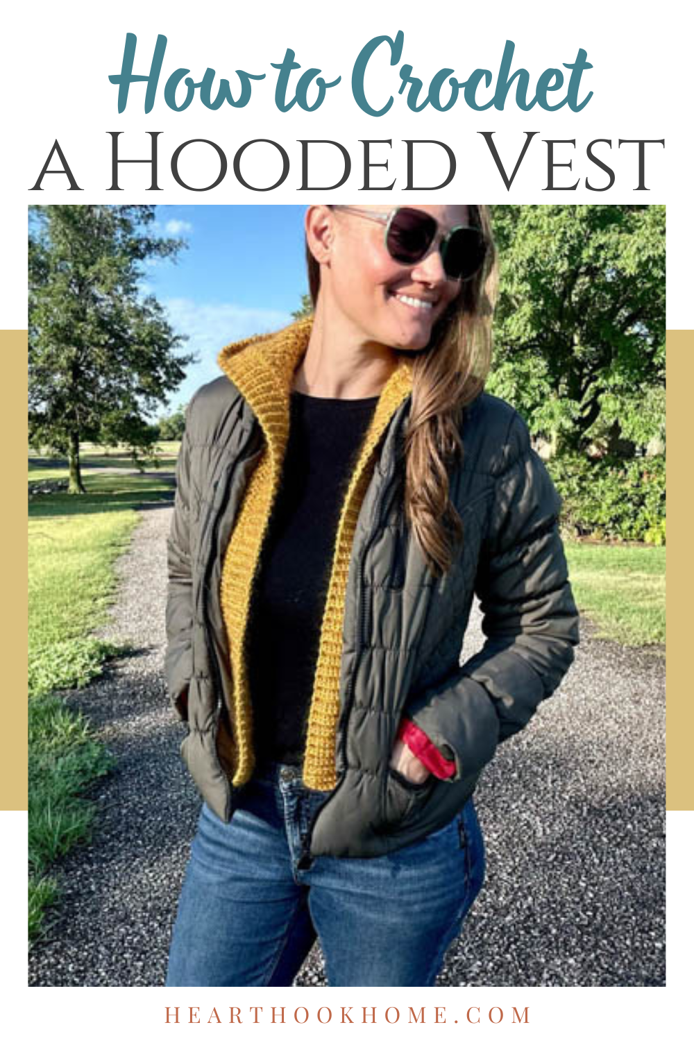 Layering Hooded Vest Crochet Pattern - Heart Hook Home