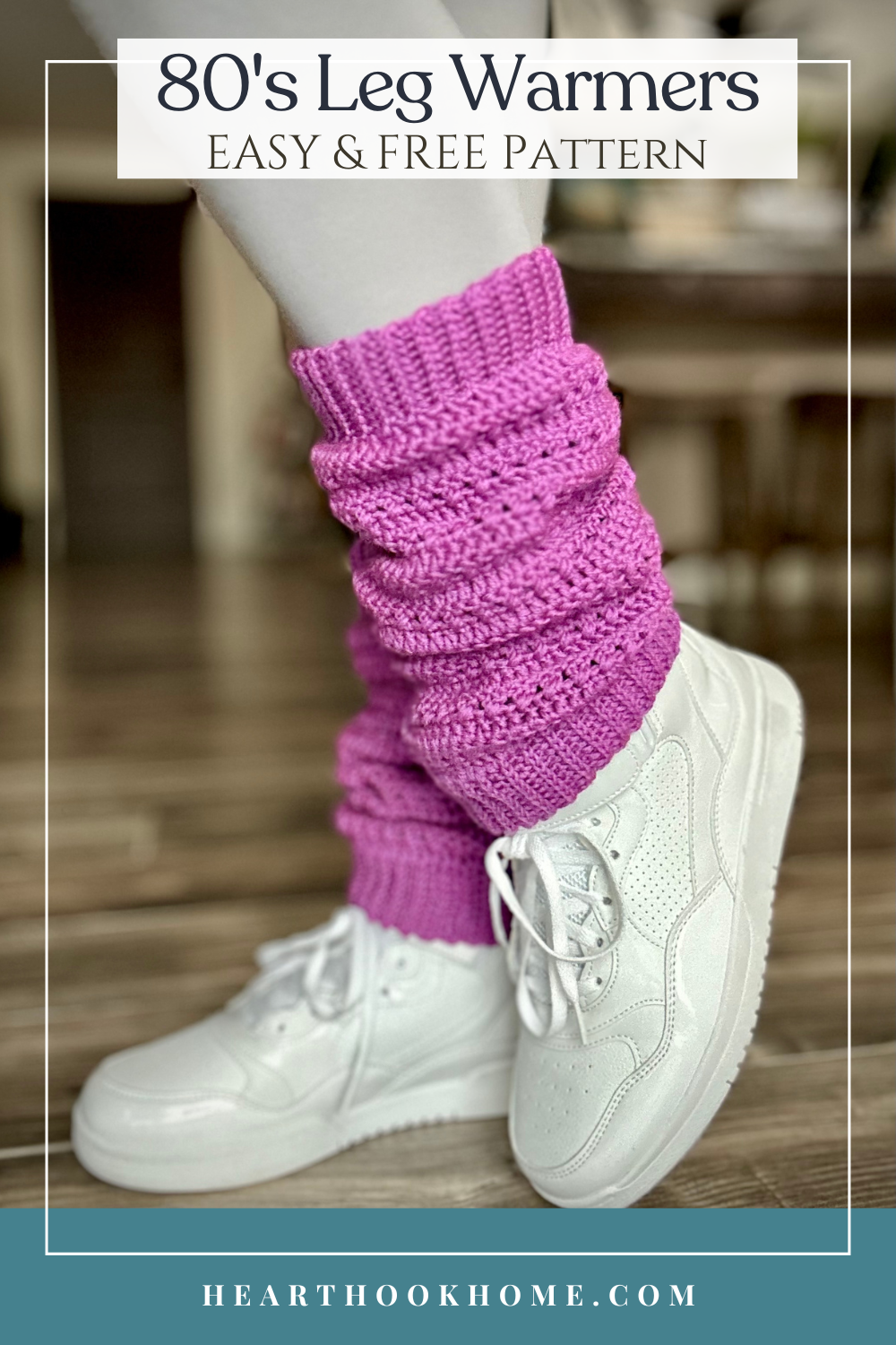 Easy 80's Leg Warmers: Free Crochet Pattern - Heart Hook Home