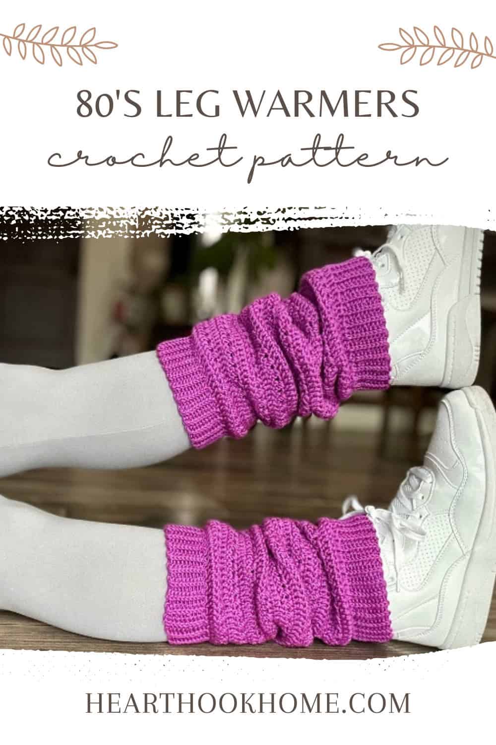 Easy 80's Leg Warmers: Free Crochet Pattern - Heart Hook Home